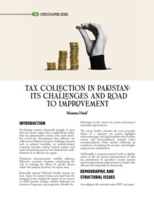 Tax Collection in Pakistan: Its Challenges and Road to Improvement