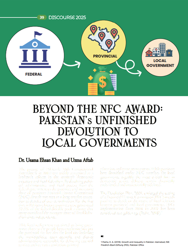 Beyond the NFC Award: Pakistan’s Unfinished Devolution to Local Governments